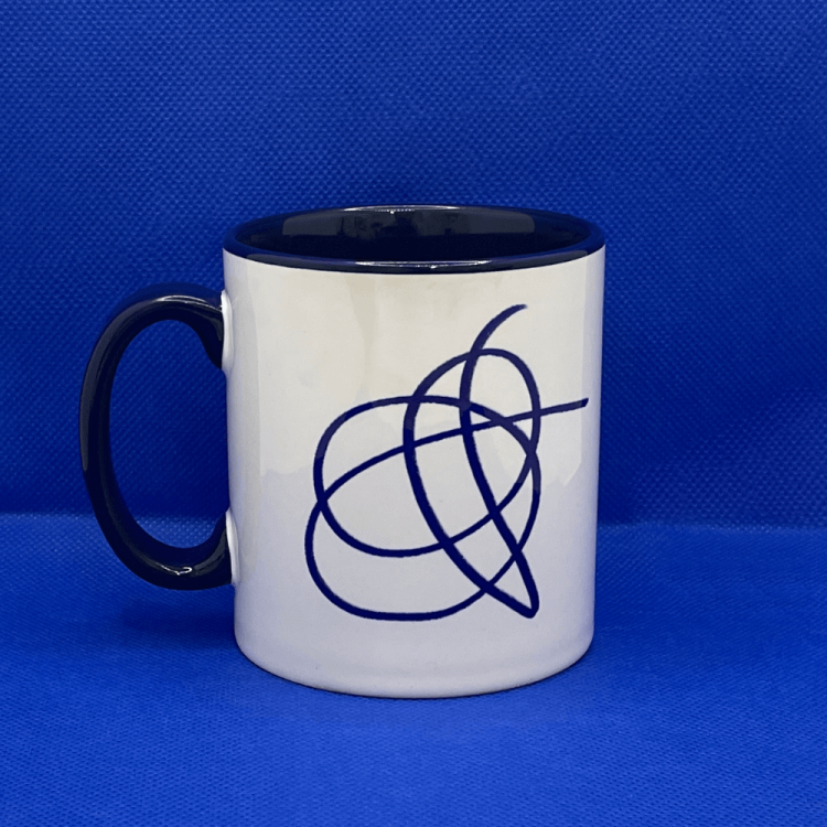 Ceramic 2 Tone Blue Mug - Rotherham & Barnsley Mind